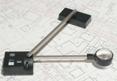 Mechaniczny planimetr biegunowy HA-317E > Mechaniczny planimetr ...